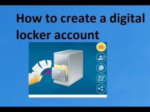 Digilocker - Create Digital Locker Account